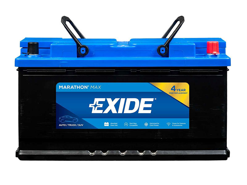 Exide MX-H8/L5/49 Exide Automotive Battery | 49/H8AGM 49PLT 9849 9A49