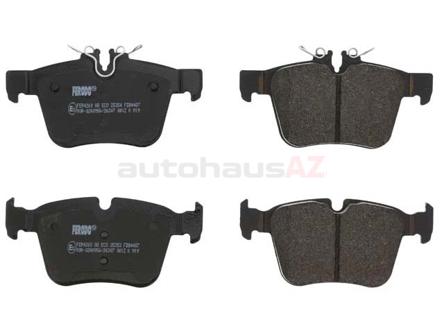 Ferodo 0004208200, FDB4487 Brake Pad Set; Rear - Mercedes | 0004208603 ...