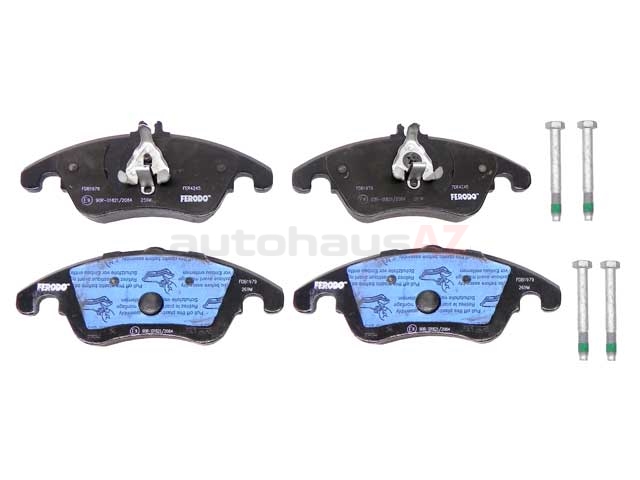 Ferodo 007420752064, FDB1979 Brake Pad Set; Front - Mercedes ...