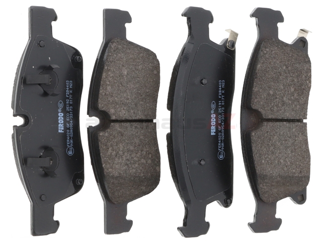 Ferodo 0074208120, FDB4403 Brake Pad Set; Front - Mercedes | 0004201305 ...
