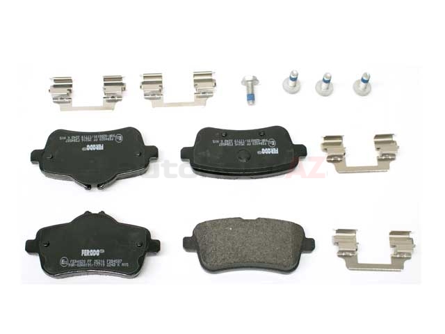 Ferodo 0004206504, FDB4587 Brake Pad Set; Rear - Mercedes ...