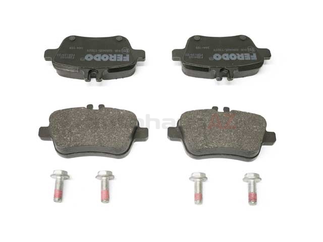 Ferodo 0084202320, FDB4163 Brake Pad Set; Rear - Mercedes | 0004207604 ...