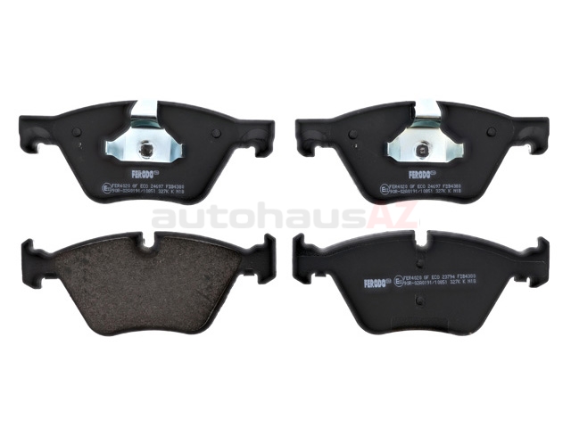 Ferodo 34116858047, FDB4380 Brake Pad Set; Front - BMW | 34116796844 ...
