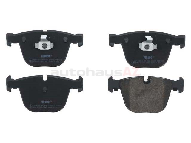 Ferodo 34212284296, FDB1672 Brake Pad Set; Rear - BMW