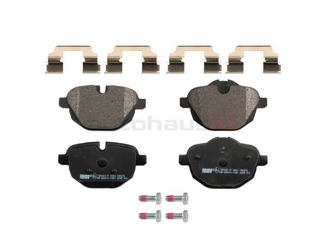 Ferodo 34216885452, FDB4376 Brake Pad Set; Rear - BMW | 34216870565
