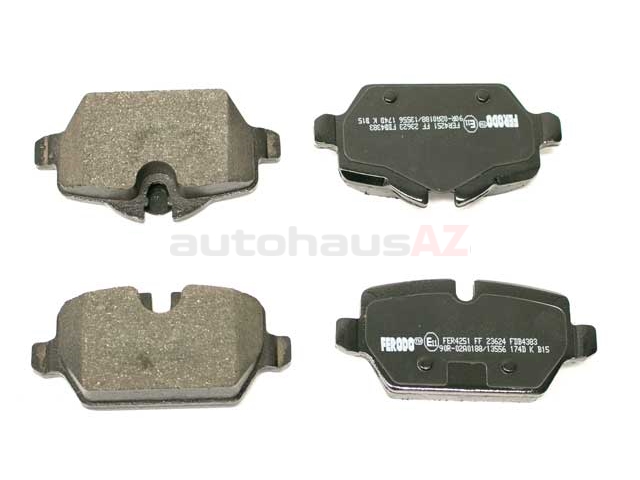 Ferodo 34219808172, FDB4383 Brake Pad Set; Rear - Mini