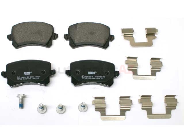 Ferodo 3C0698451C, FDB4192 Brake Pad Set; Rear - VW