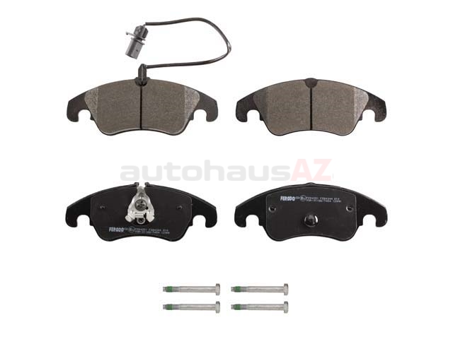 Ferodo 4GD698151C, FDB4044 Brake Pad Set; Front - Audi | 4G0698151AA ...