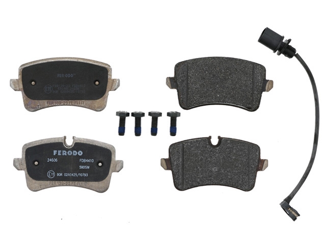 Ferodo FO-4G0698451B Brake Pad Set; Rear - Audi | 4G0698451B FDB4410