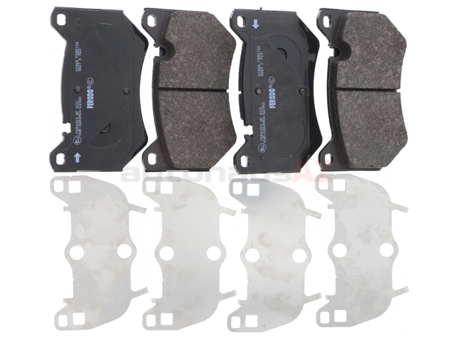 Ferodo 80A698151H, FDB5156 Brake Pad Set; Front - Audi