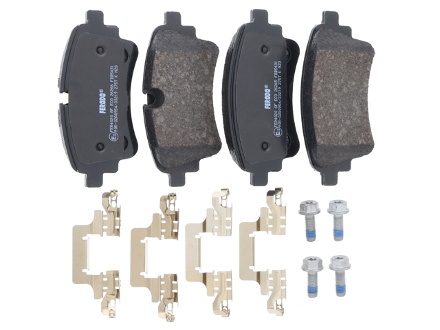 Ferodo 80A698451K, FDB5431 Brake Pad Set; Rear - Audi