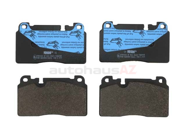 Ferodo 8R0698151AB, FDB4908 Brake Pad Set; Front - Audi | 8R0698151AD