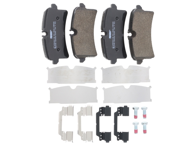 Ferodo 95B698451L, FDB5383 Brake Pad Set; Rear - Porsche | 95B698451 ...