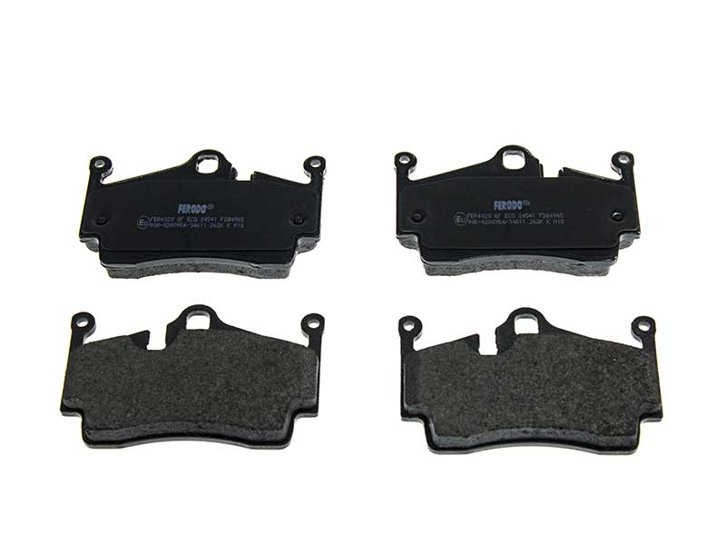 Ferodo 98735293901, FDB4965 Brake Pad Set; Rear - Porsche | 98735293900 ...