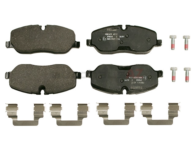 Ferodo LR019618, FDB1615 Brake Pad Set; Front - Land Rover | D1098F ...