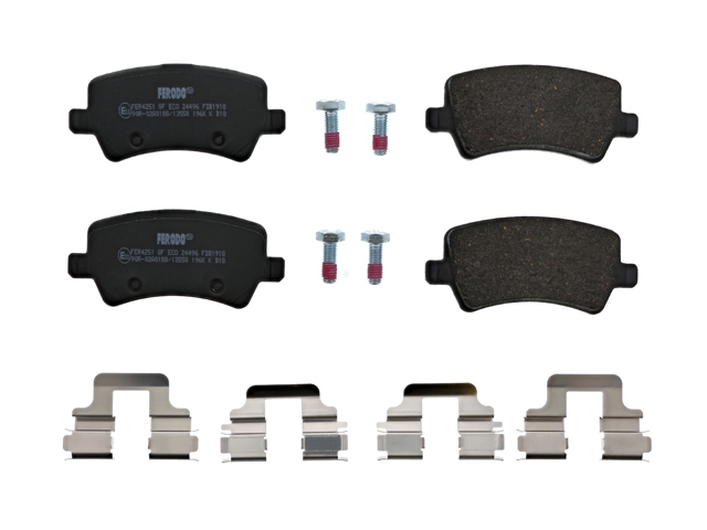 Ferodo LR043285, FDB1918 Brake Pad Set; Rear - Land Rover