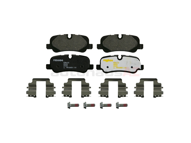 Ferodo LR055454, FDB4432 Brake Pad Set; Rear - Land Rover | D1099F ...