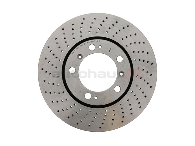 Fremax Painted 99635140501, BD3345 Disc Brake Rotor; Front Left ...
