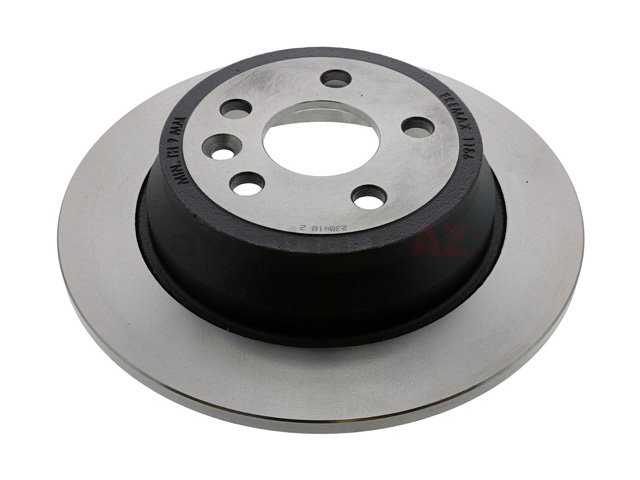 Fremax Painted LR039935, BD1186 Disc Brake Rotor; Rear - Land Rover