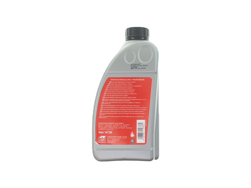 Febi G052162F2, 14738 ATF, Automatic Transmission Fluid; 1 Liter ...