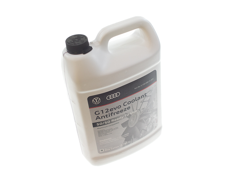 Genuine VW/Audi G12E0501GRTU Antifreeze/Coolant; 50/50 Mix; 1 Gallon ...