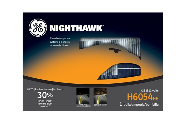 GE H6054NH Multi Purpose Light Bulb; Nighthawk