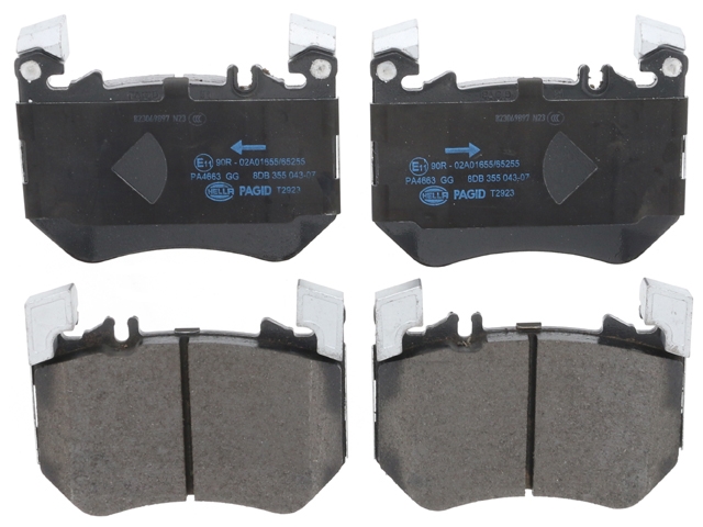 Hella Pagid 0004200704, 355043071 Brake Pad Set; Front - Mercedes