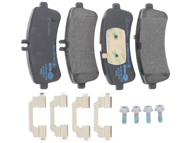 Hella Pagid 0004208305, 355025241 Brake Pad Set; Rear - Mercedes