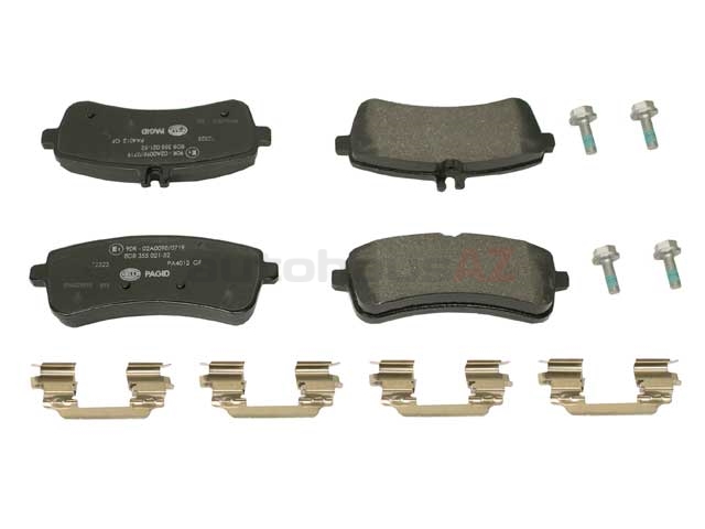 Hella Pagid 0084201120, 355021521 Brake Pad Set; Rear - Mercedes ...