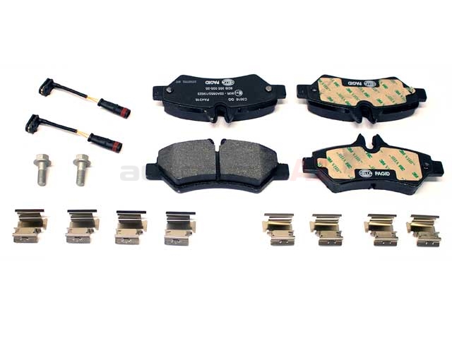 Hella Pagid 0084205120, 355005351 Brake Pad Set; Rear - Dodge, Mercedes ...