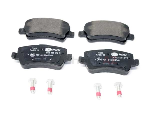 Hella Pagid 31445796, 355025401 Brake Pad Set; Rear - Volvo | 355012941