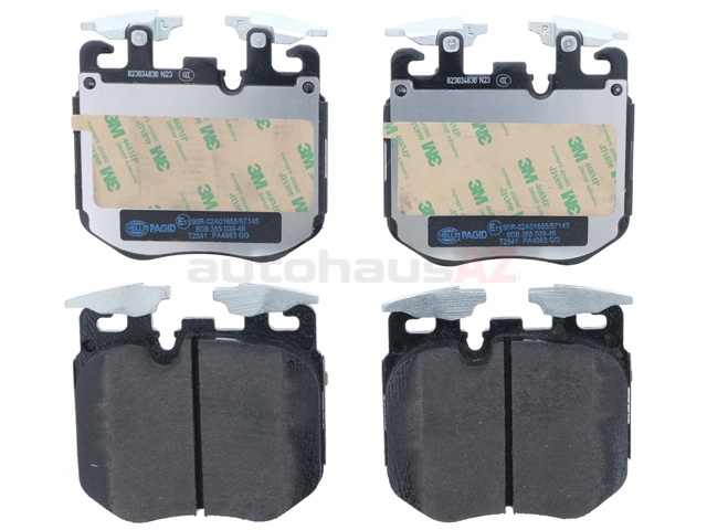 Hella Pagid 34108064561, 355039461 Brake Pad Set; Front - BMW ...