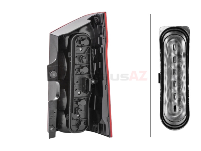 Hella 4478200964, 011581311 Tail Light; Left - Mercedes