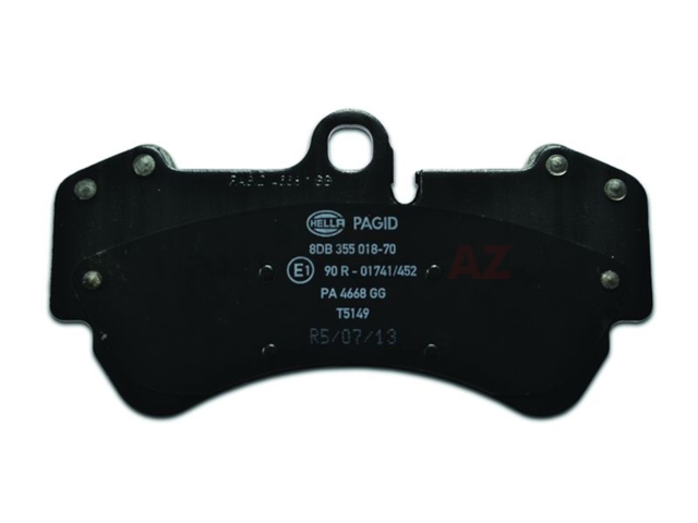 Hella Pagid 4634205500, 355043151 Brake Pad Set; Front - Mercedes