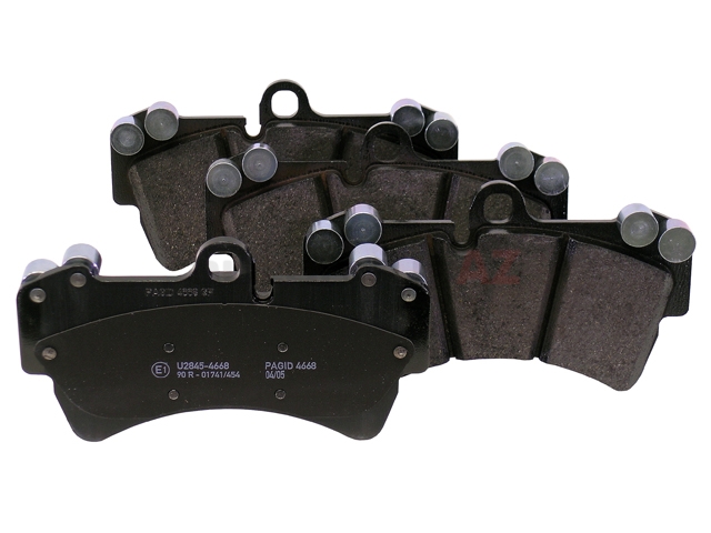 Hella Pagid 7L0698151AG, 355043161 Brake Pad Set; Front - Audi, VW ...