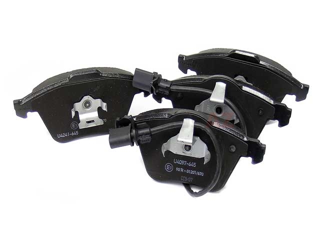 Hella Pagid 8E0698151C, 355011711 Brake Pad Set; Front - Audi ...