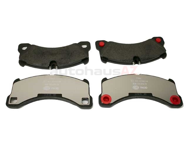 Pagid 95835193930, 355015131 Brake Pad Set; Front - Porsche