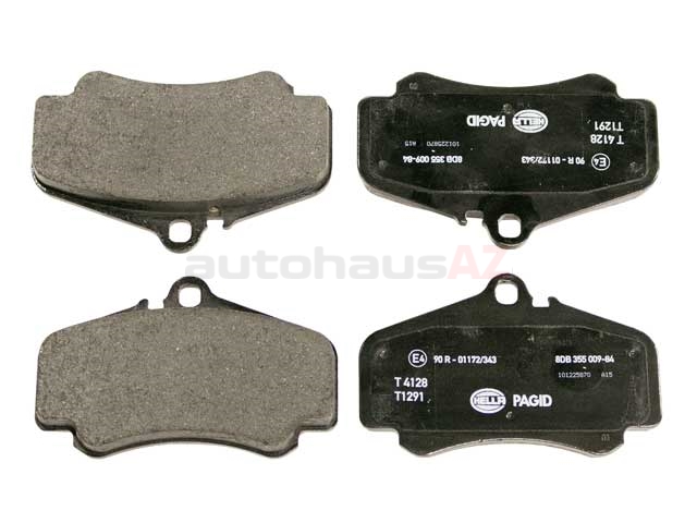 Pagid 99735194902, 355009841 Brake Pad Set; Front - Porsche ...