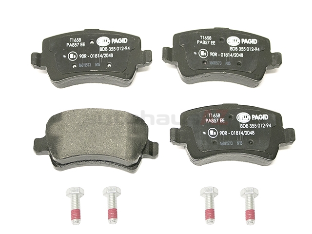 Hella Pagid LR134695, 355025401 Brake Pad Set; Rear - Land Rover ...