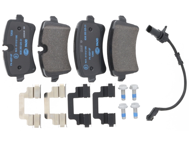 Hella Pagid PAB698451, 355025311 Brake Pad Set - Porsche | 4G0698451A ...