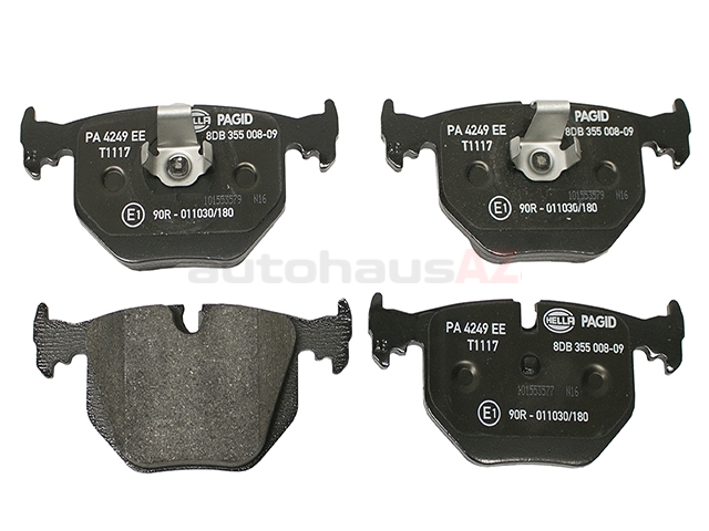 Hella Pagid SFP500200, 355005791 Brake Pad Set; Rear - Land Rover ...