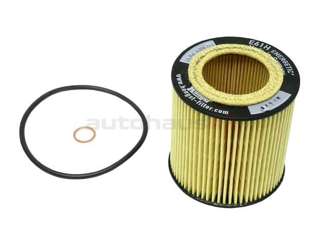 Hengst 11427953129, E61HD215 Oil Filter Kit - BMW | 11427541827