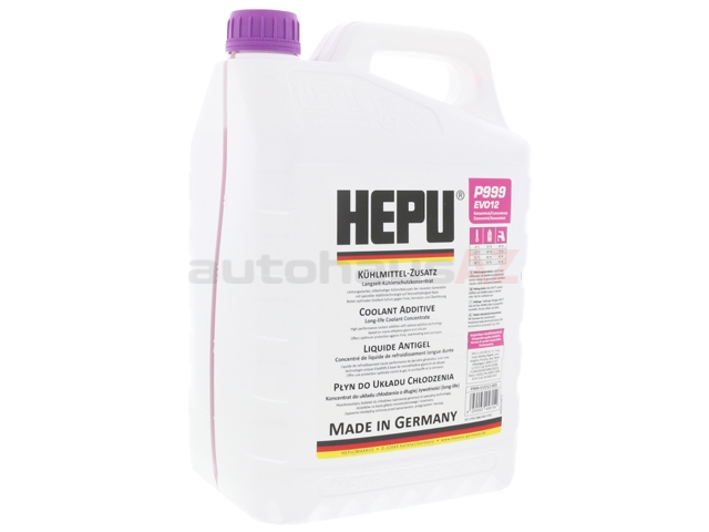 Hepu G12E1005LDSP, P999EVO12005 Antifreeze/Coolant - Audi, VW