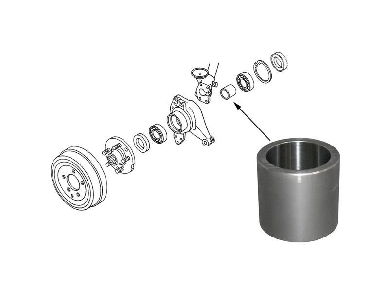 JP Group Dansk 8151250800 Spacer For Rear Wheel Bearing; Rear - VW ...