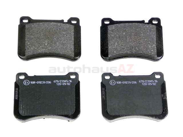 Jurid 0044205120, 573177J Brake Pad Set; Front - Mercedes ...