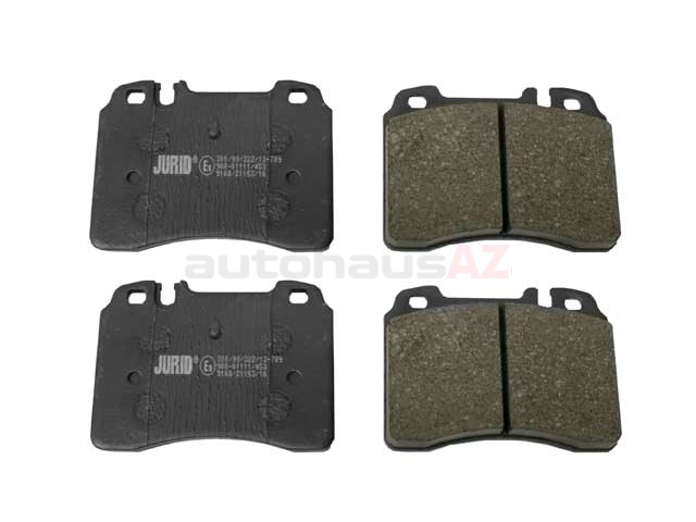 Jurid 005420012041, 571879J Brake Pad Set; Front - Mercedes ...