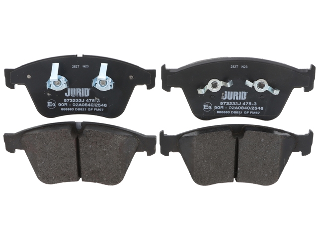 Jurid 1644202320, 573233J Brake Pad Set; Front - Mercedes | 0004206204 ...