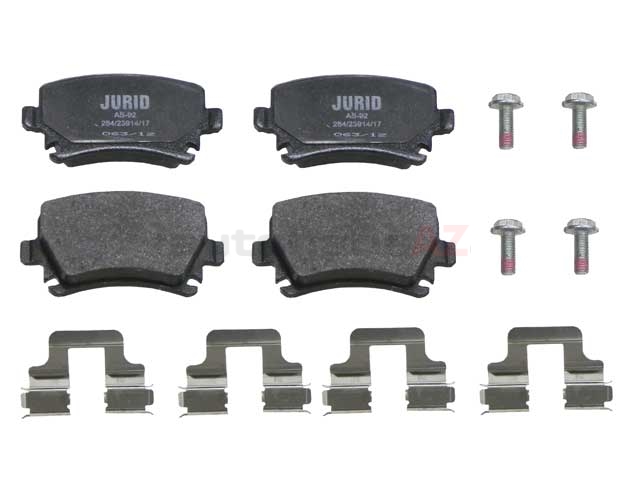Jurid 1K0698451G, 573158J Brake Pad Set; Rear