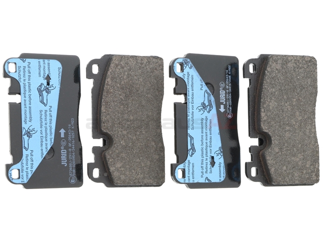 Jurid 8R0698151L, 573688J Brake Pad Set; Front - Audi | 8R0698151D ...