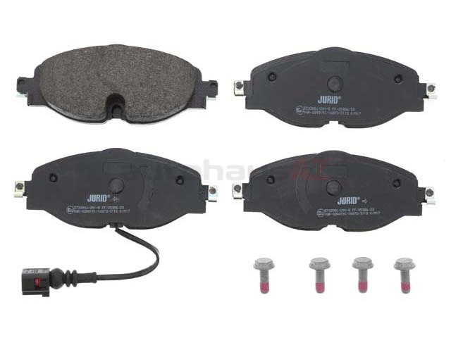 Jurid 5Q0698151AE, 573390J Brake Pad Set; Front - Audi, VW ...